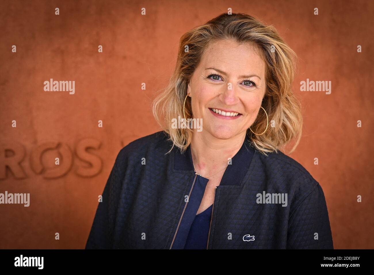 Astrid Bard in Village during French Tennis Open at Roland-Garros arena ...