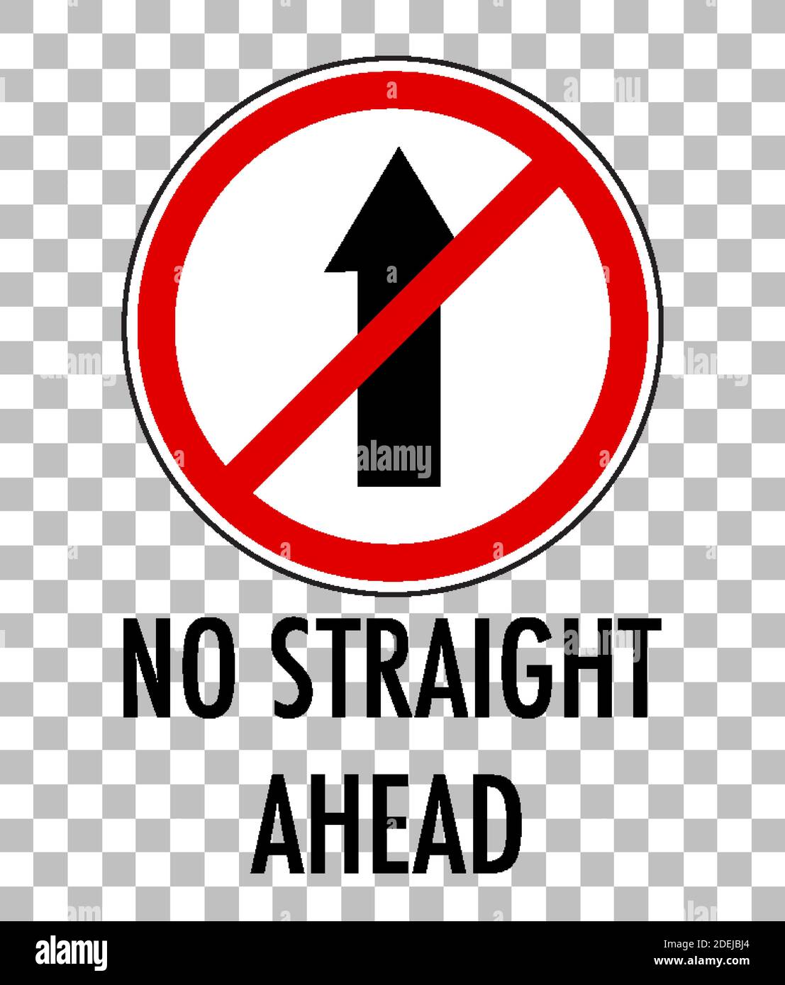 Red traffic sign on transparent background illustration Stock Vector ...