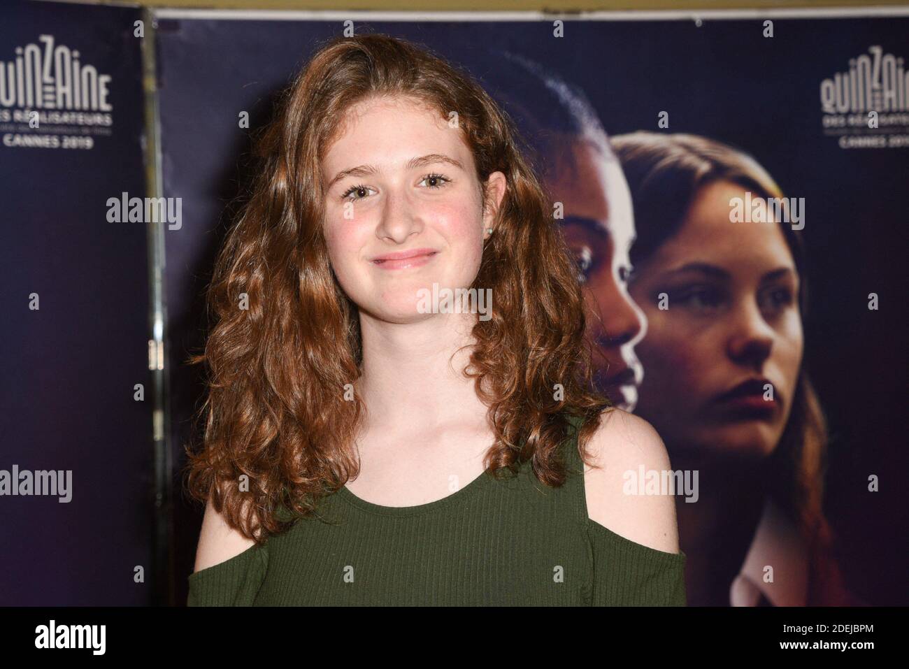 Actress Adile David attending the premiere of 'Zombi child' at UGC Cine ...