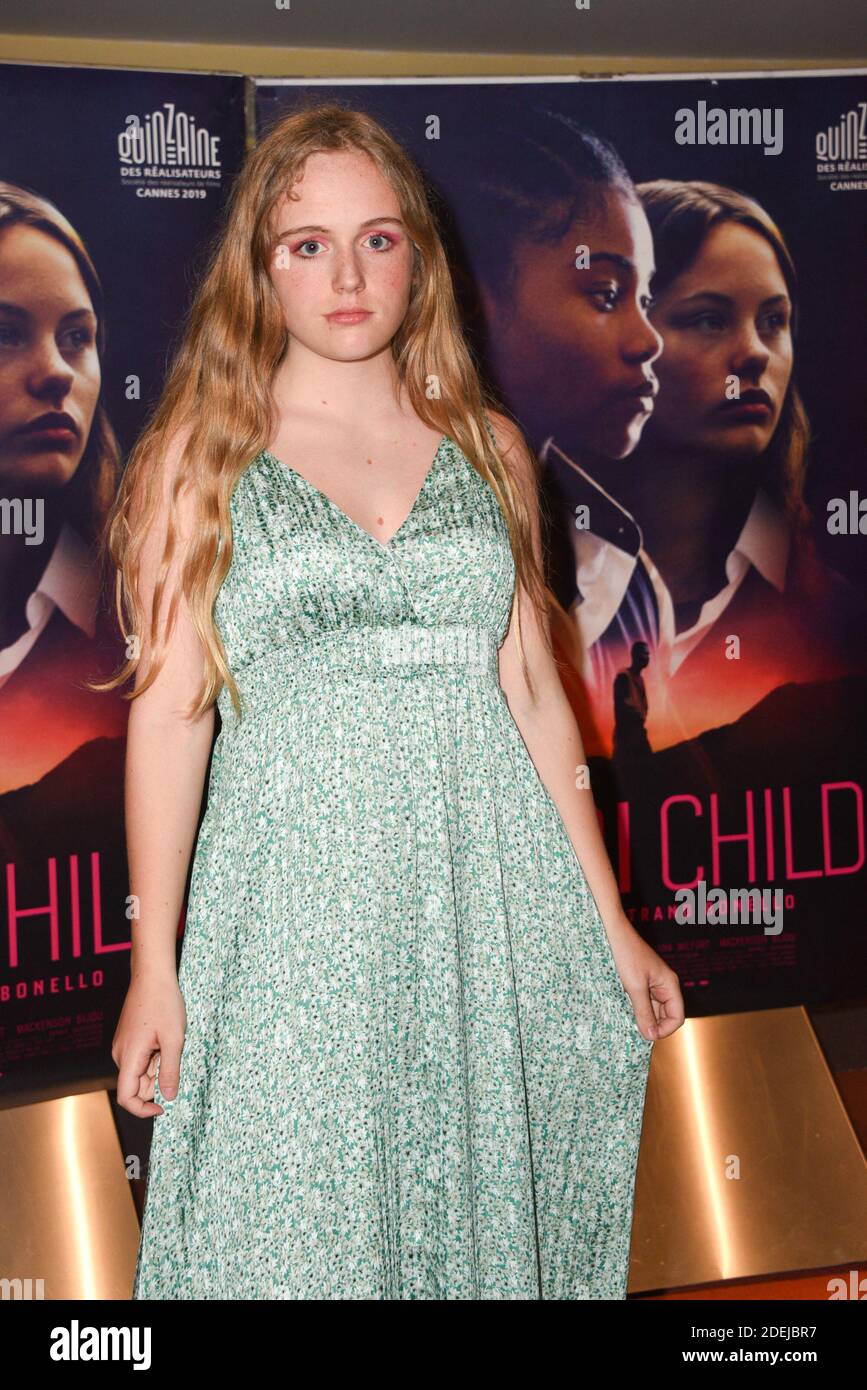 Actress Ninon Francois attending the premiere of 'Zombi child' at UGC ...