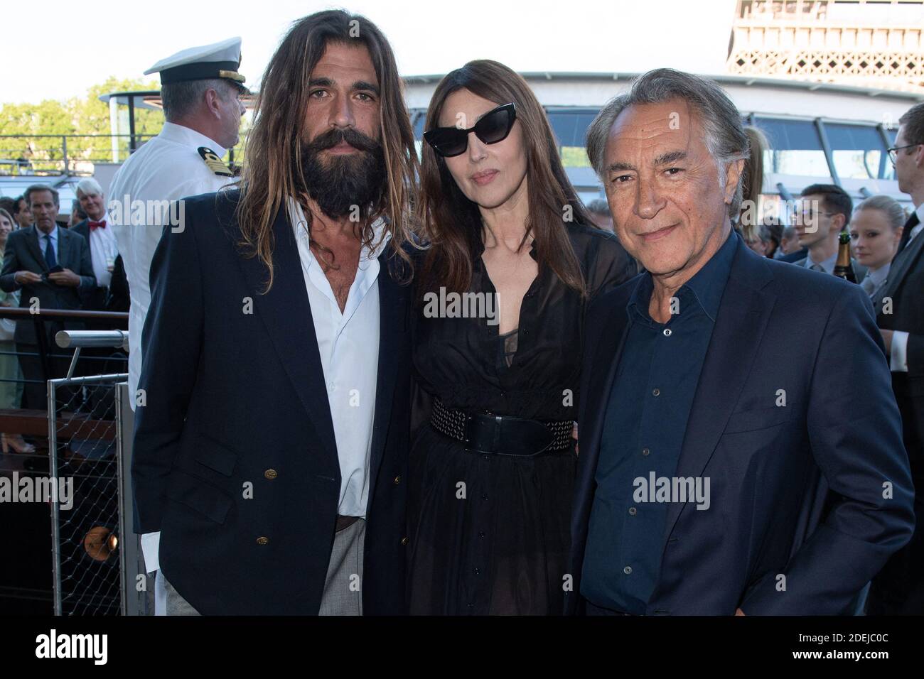 Nicolas Lefebvre, Monica Bellucci and Richard Berry attending the Maud ...