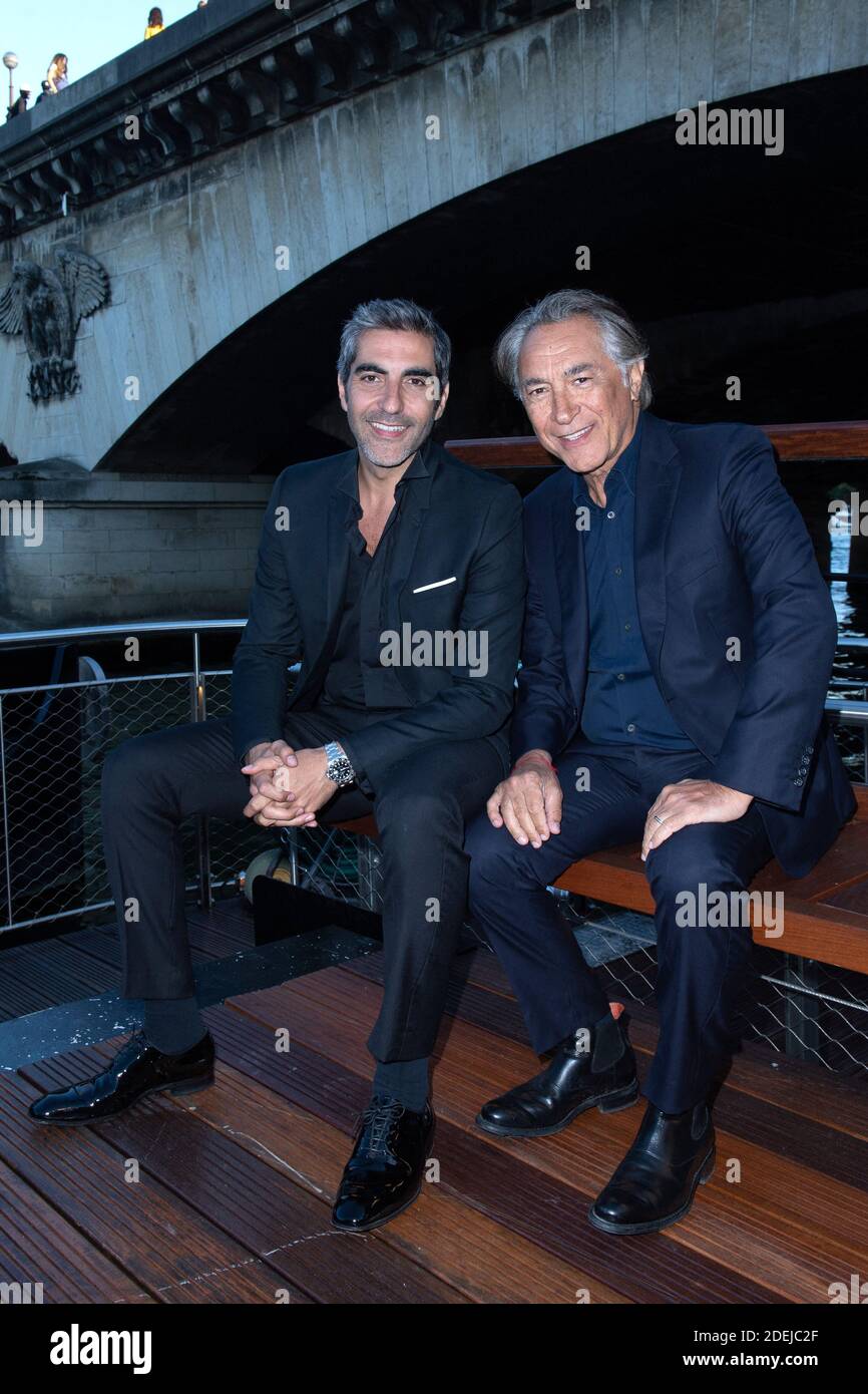 Ary Abittan and Richard Berry attending the Maud Fontenoy Foundation ...