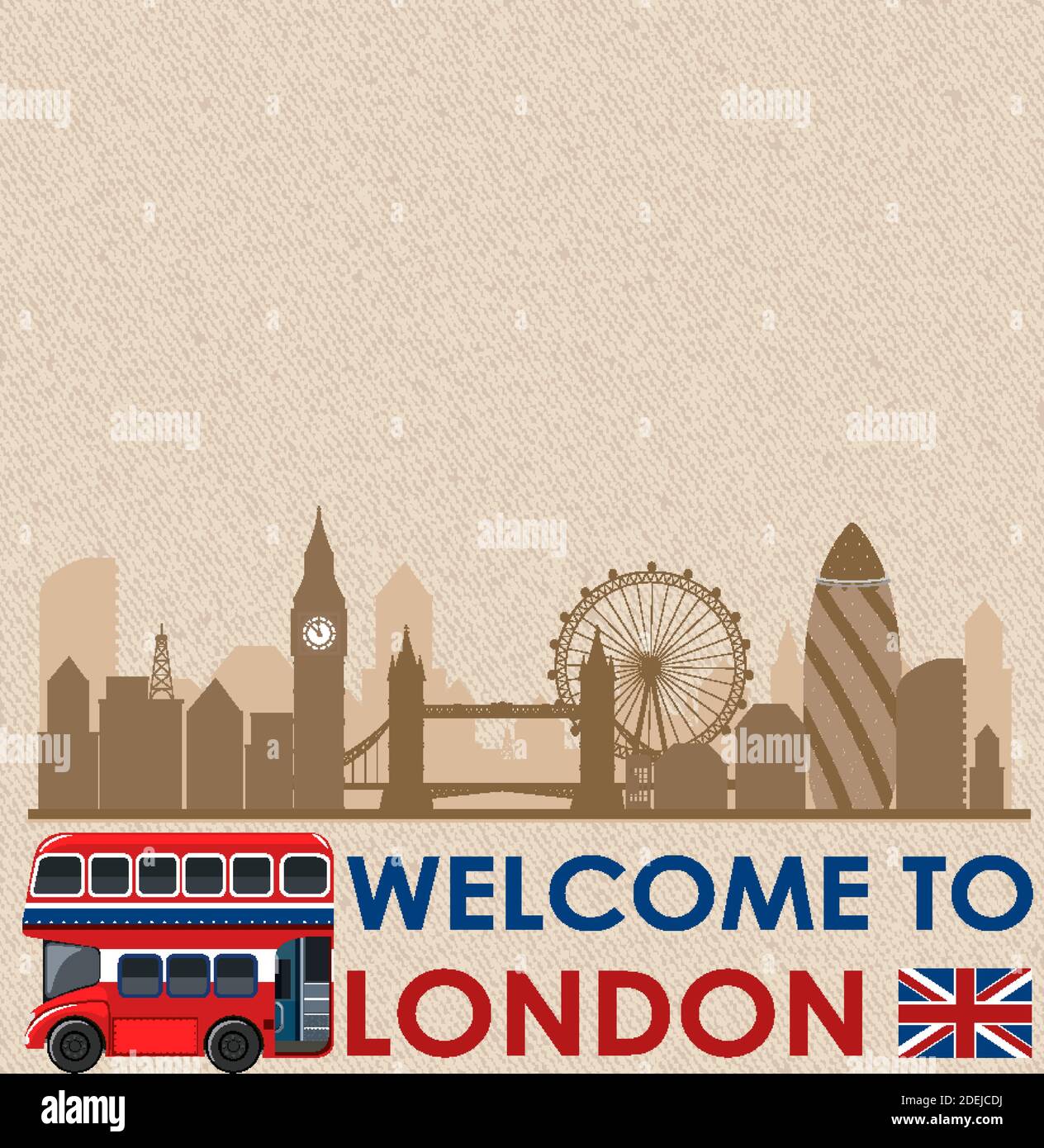 London Vintage Postcard