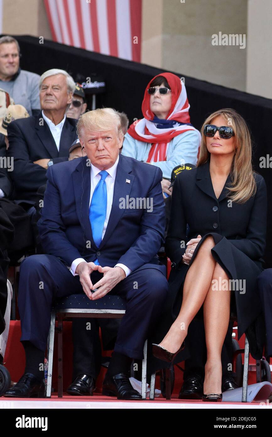 President Donald Trump and U.S. First Lady Melania Trump attend a ...