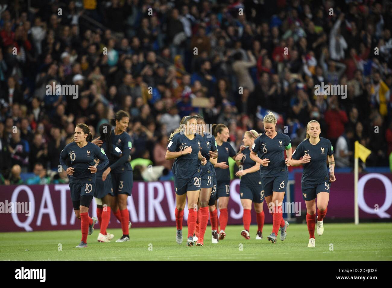 France team during the opening match of 2019 FIFA Women's World Cup ...