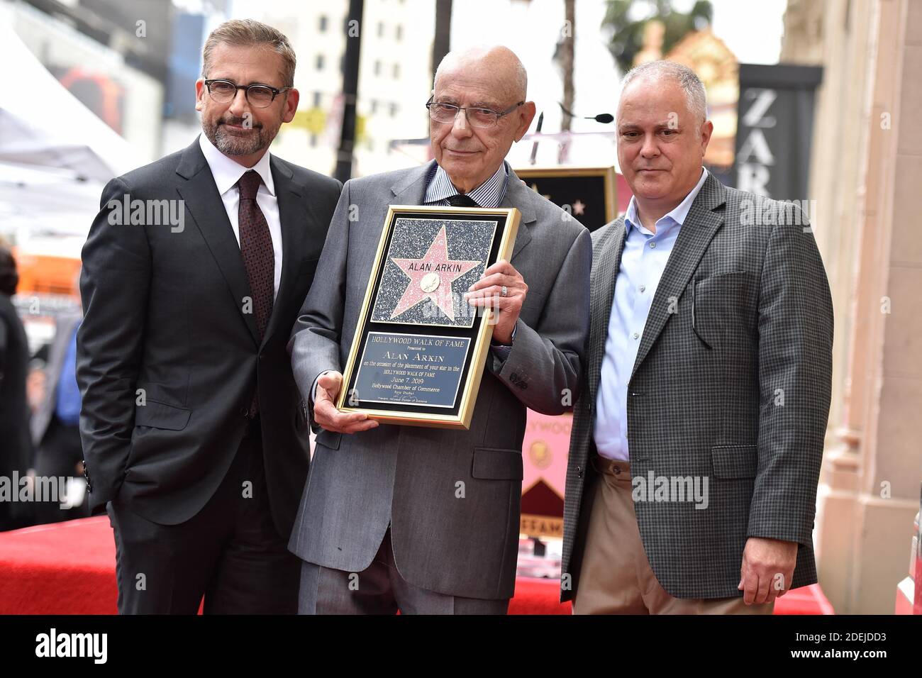 Steve Carell and Matthew Arkin attend the ceremony honoring Alan Arkin ...
