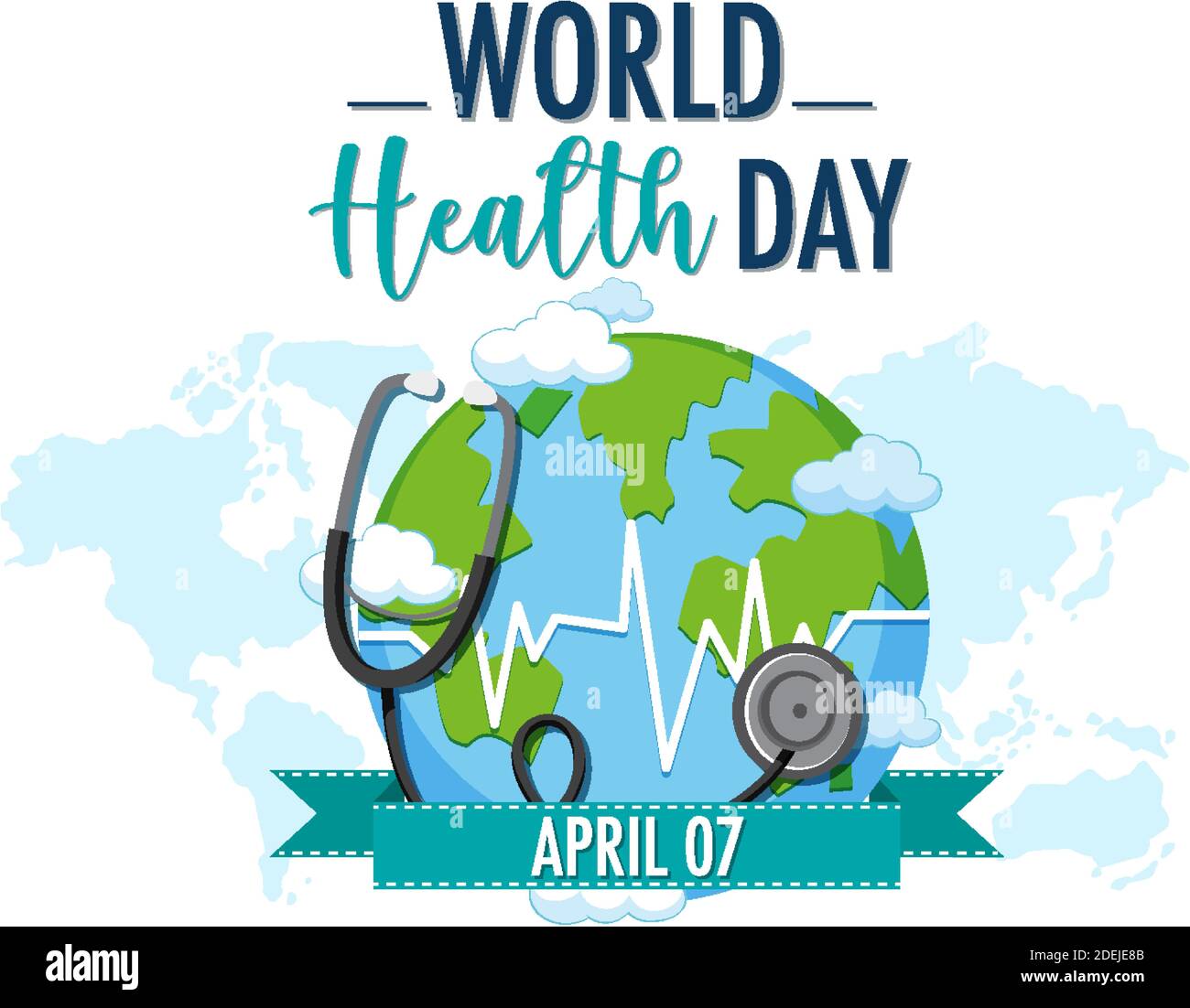 World health day logo illustration Stock Vector Image & Art - Alamy