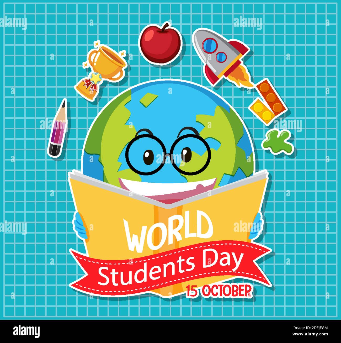 World student day icon illustration Stock Vector Image & Art - Alamy