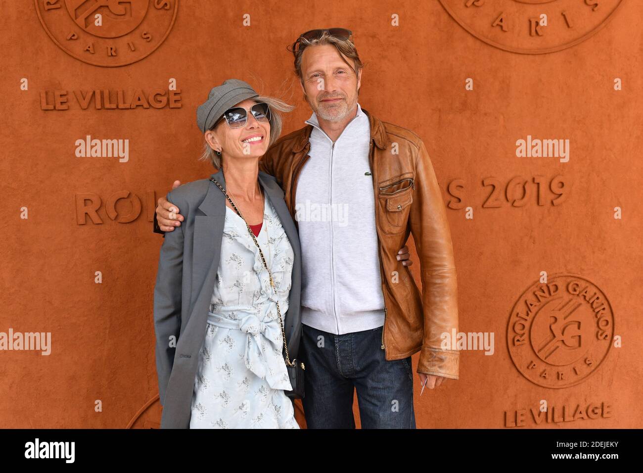 Actor Mads Mikkelsen and his wife Hanne Jacobsen in Village during ...