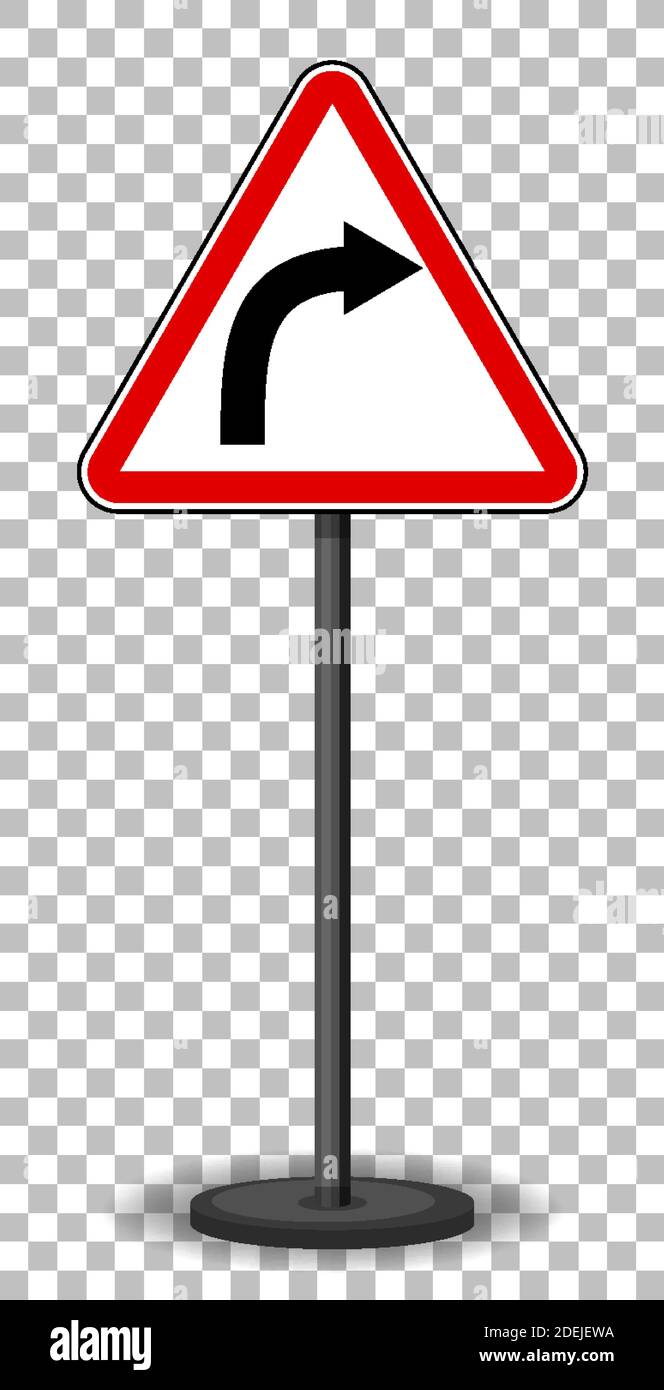 Red traffic sign on transparent background illustration Stock Vector ...