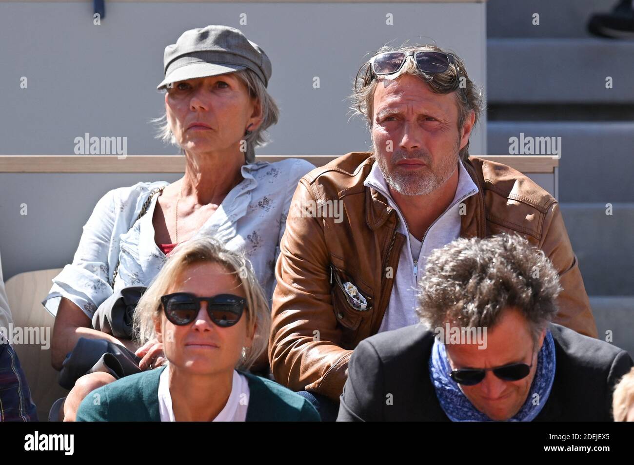 Actor Mads Mikkelsen and his wife Hanne Jacobsen attend the 2019 French ...