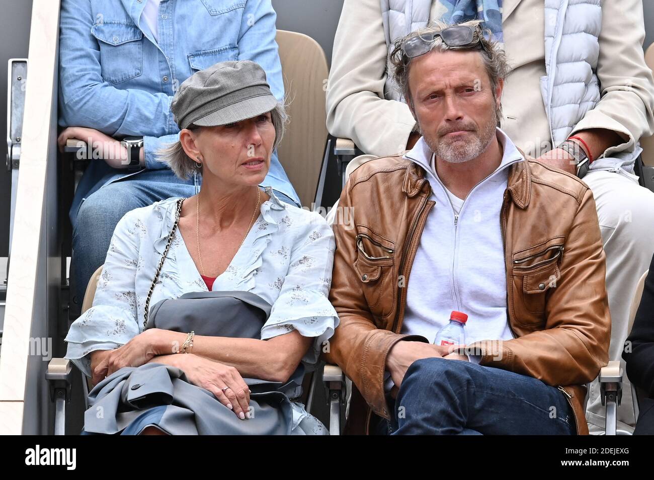 Actor Mads Mikkelsen and his wife Hanne Jacobsen attend the 2019 French ...
