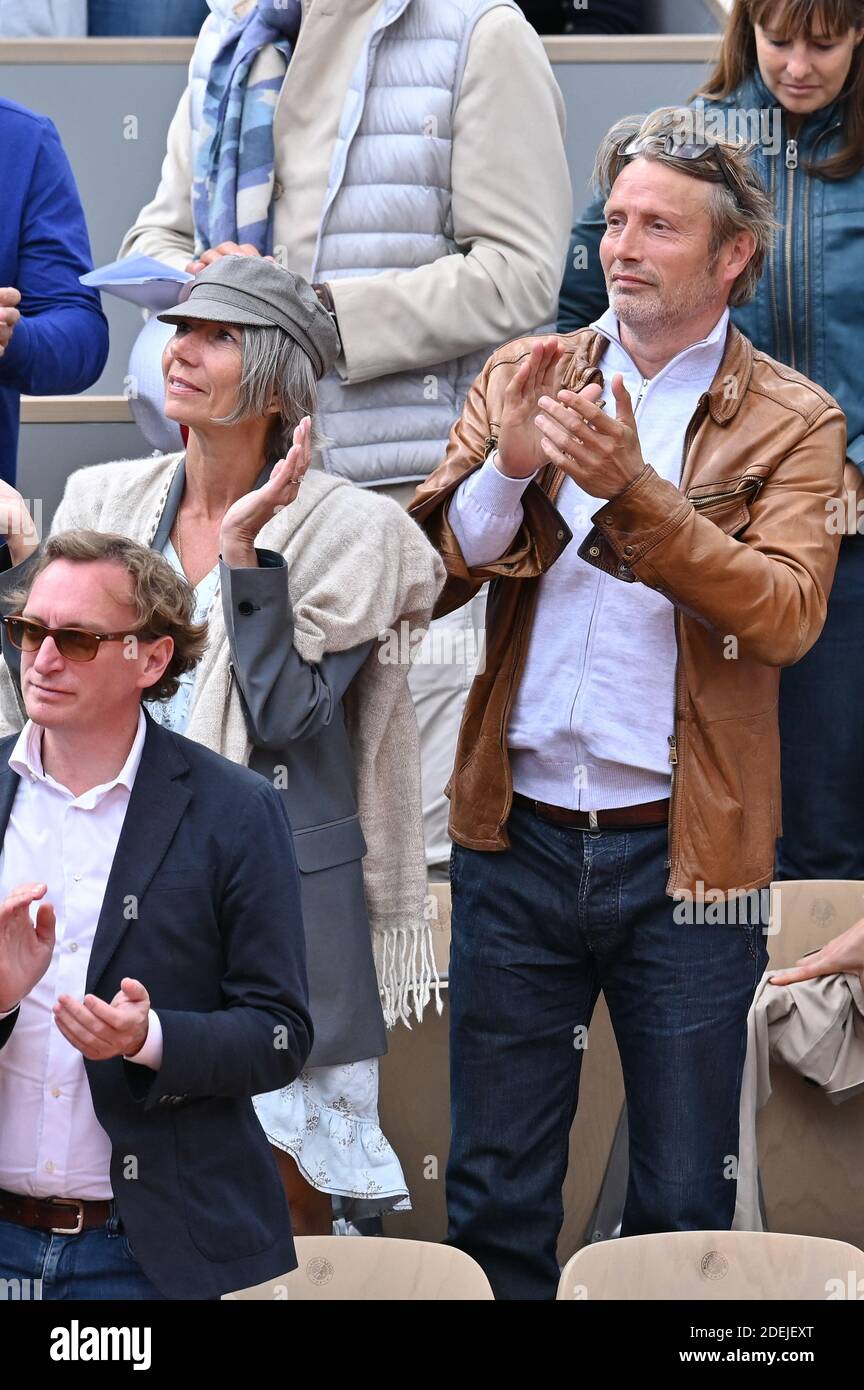Actor Mads Mikkelsen and his wife Hanne Jacobsen attend the 2019 French ...