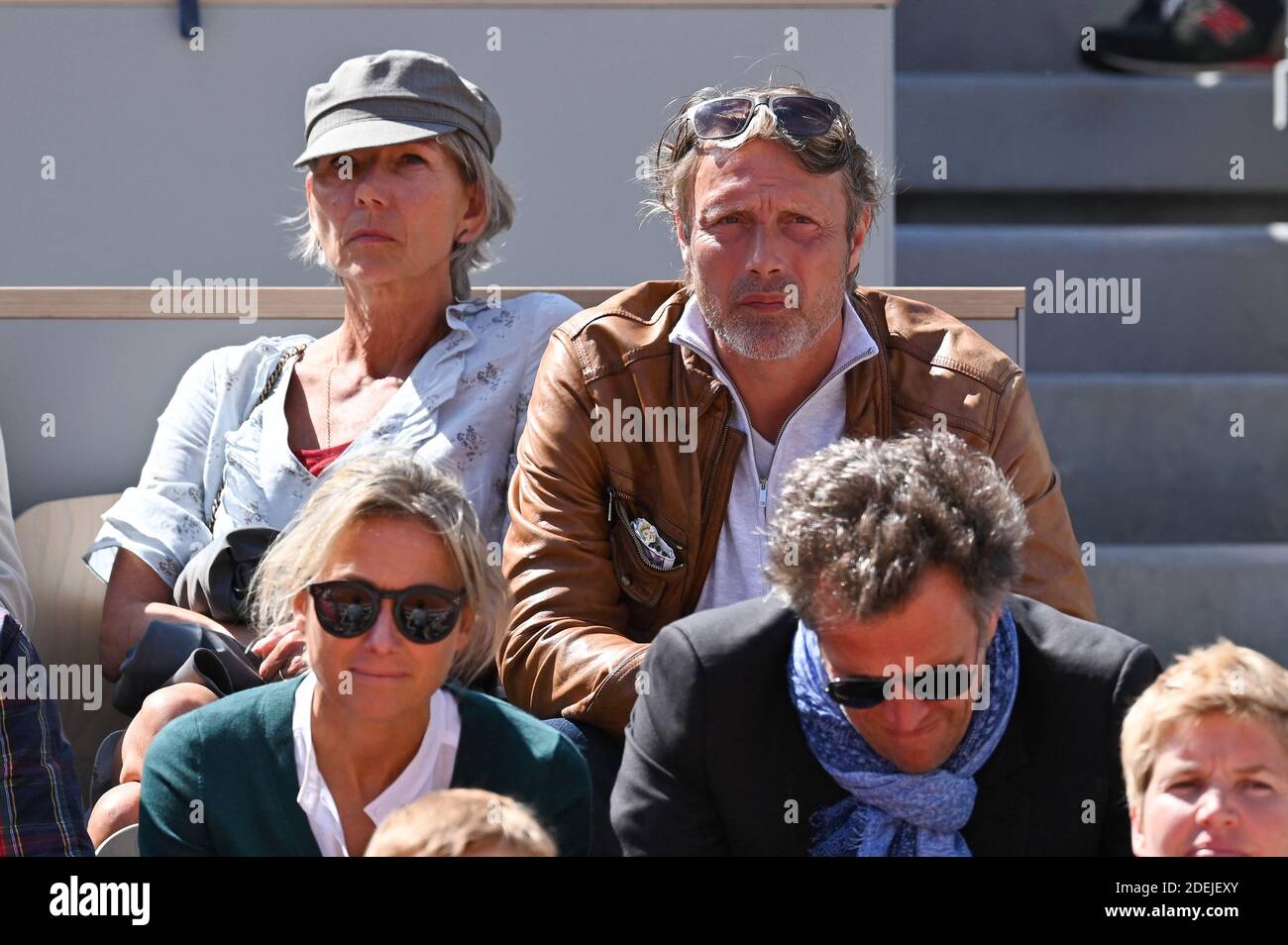 Actor Mads Mikkelsen and his wife Hanne Jacobsen attend the 2019 French ...