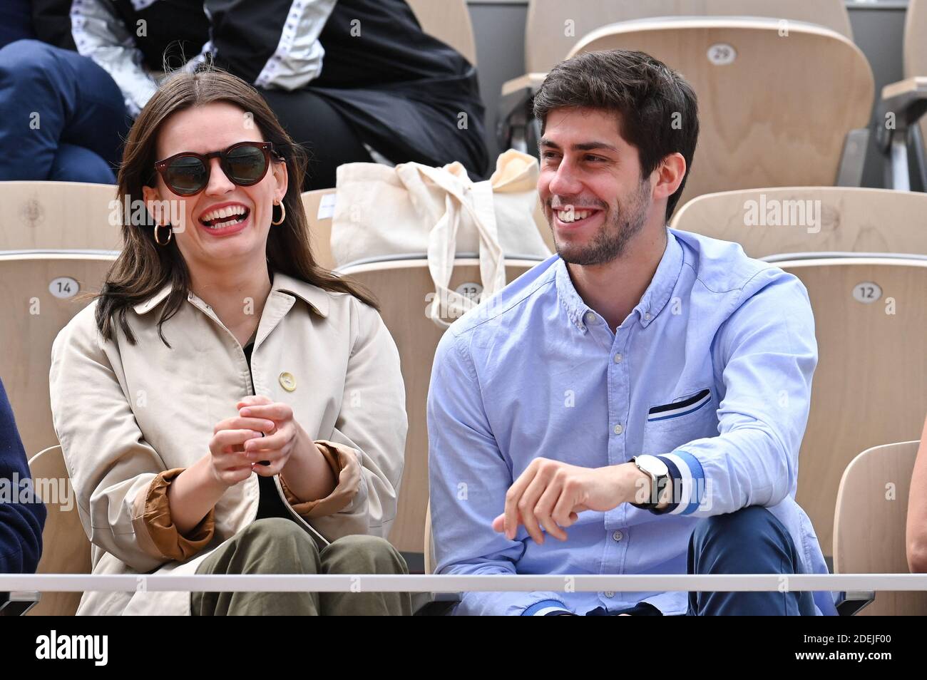 Emma Mackey attends the 2019 French Tennis Open - Day Fourteen in ...