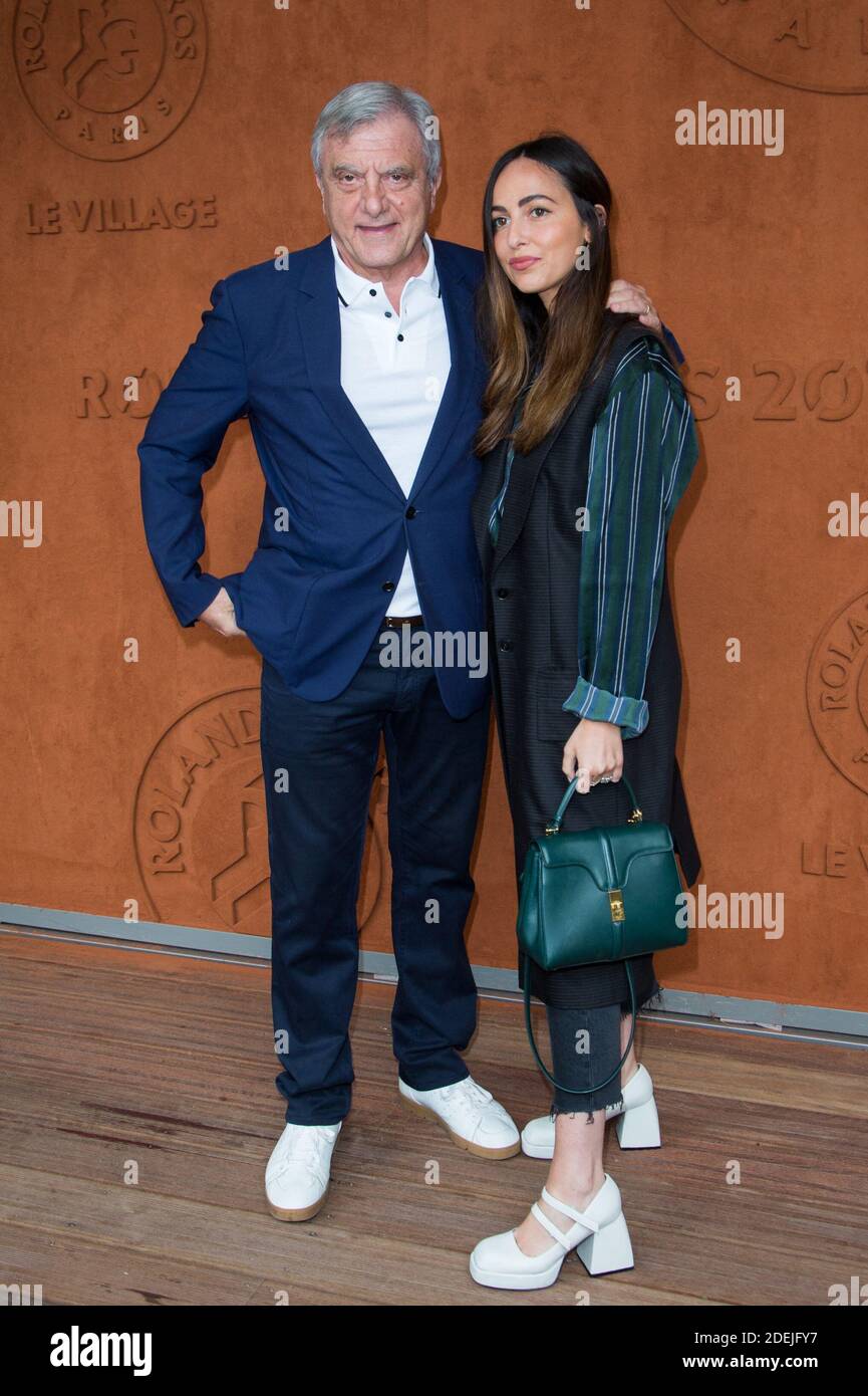 Sidney Toledano and his daughter in Village during French Tennis Open ...