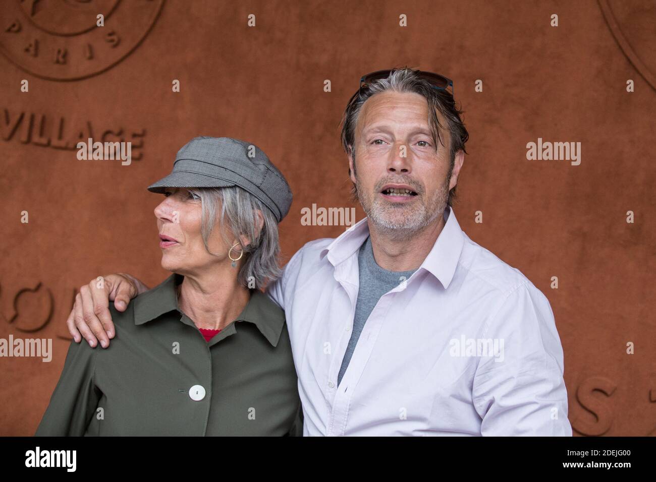 Mads Mikkelsen and his wife Hanne Jacobsen in Village during French ...