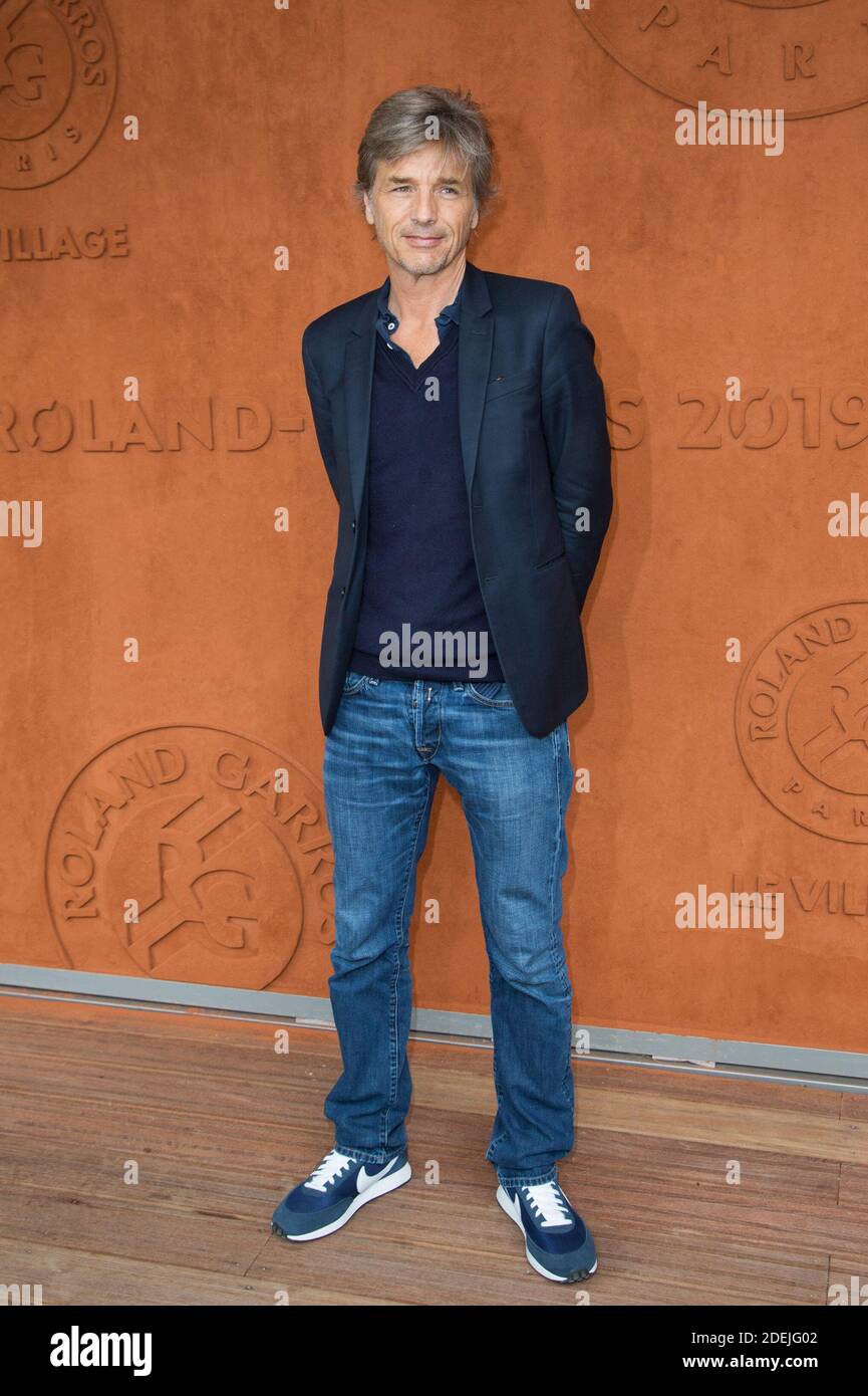 Guy Lagache in Village during French Tennis Open at Roland-Garros arena ...