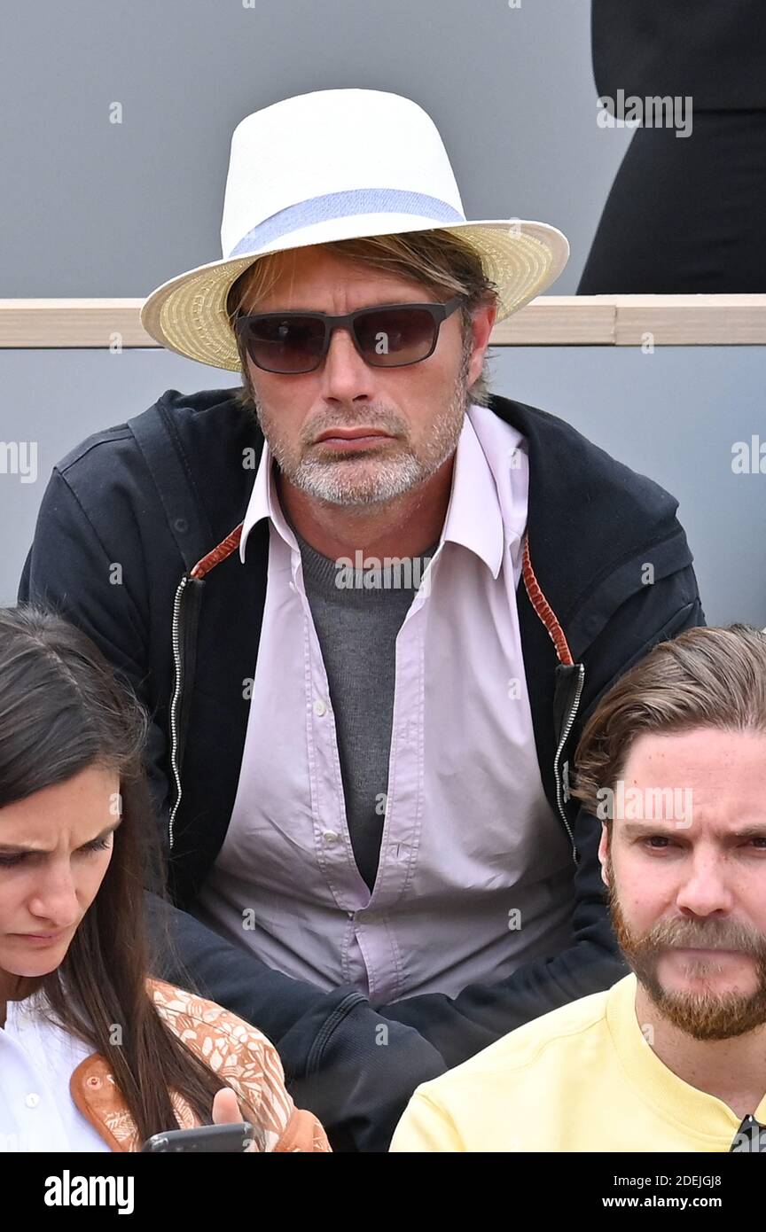 Actor Mads Mikkelsen and his wife Hanne Jacobsen attend the 2019 French ...