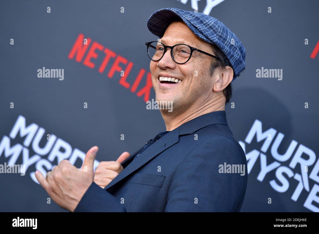 Rob Schneider attends the LA premiere of Netflix's "Murder Mystery" at ...
