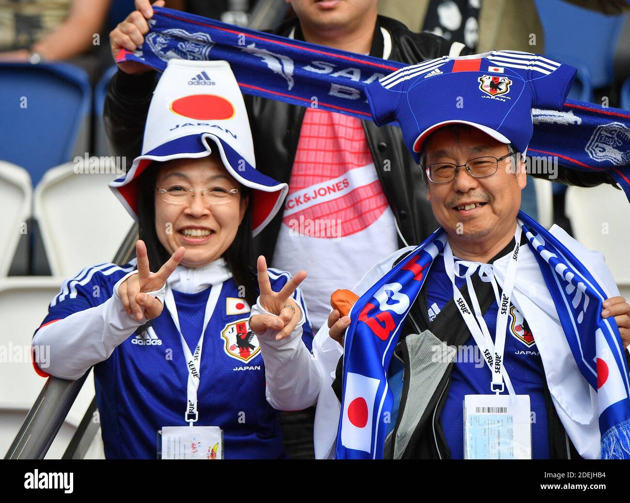 Japanese fans during fifa world hi-res stock photography and images - Alamy