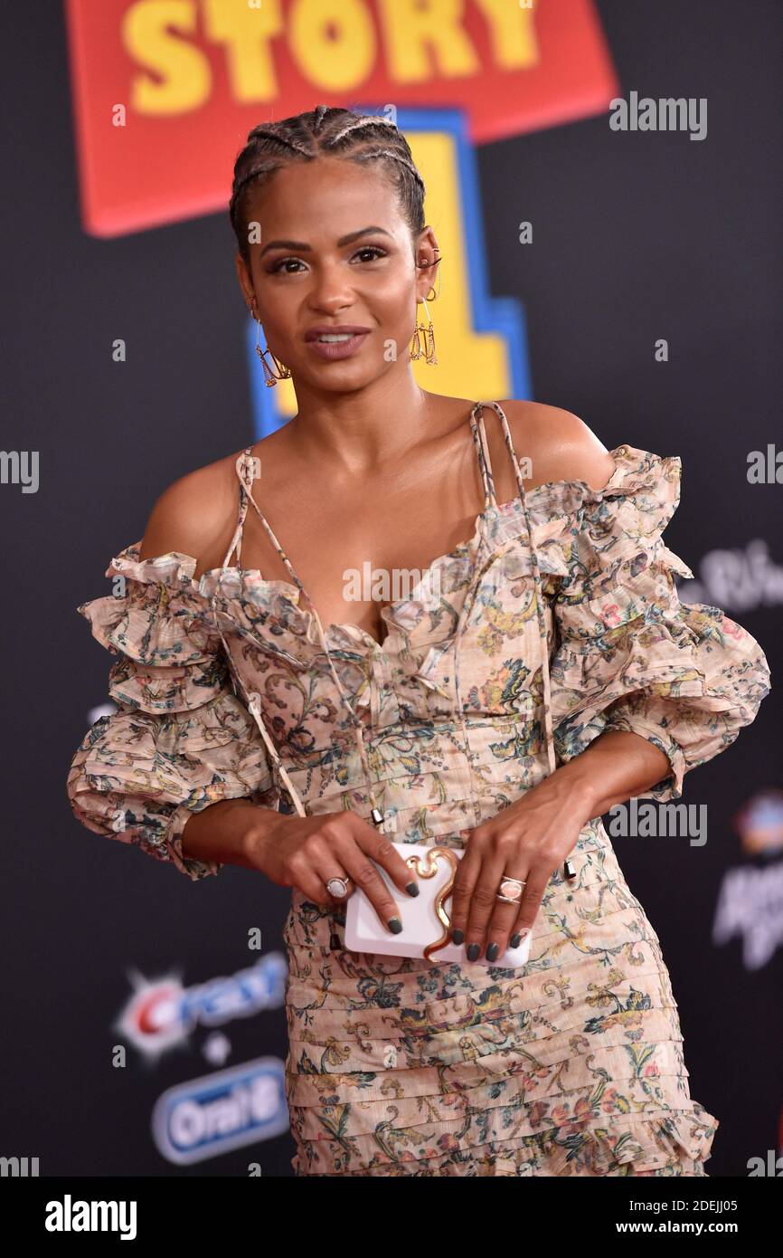 Christina Milian attends the premiere of Disney and Pixar's "Toy Story ...