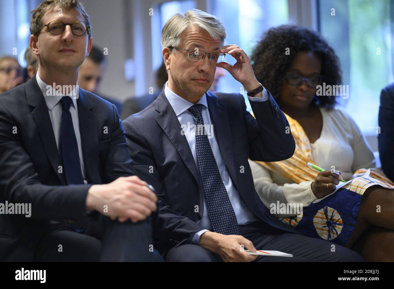 French banking giant BNP Paribas chief executive, Jean-Laurent Bonnafe ...