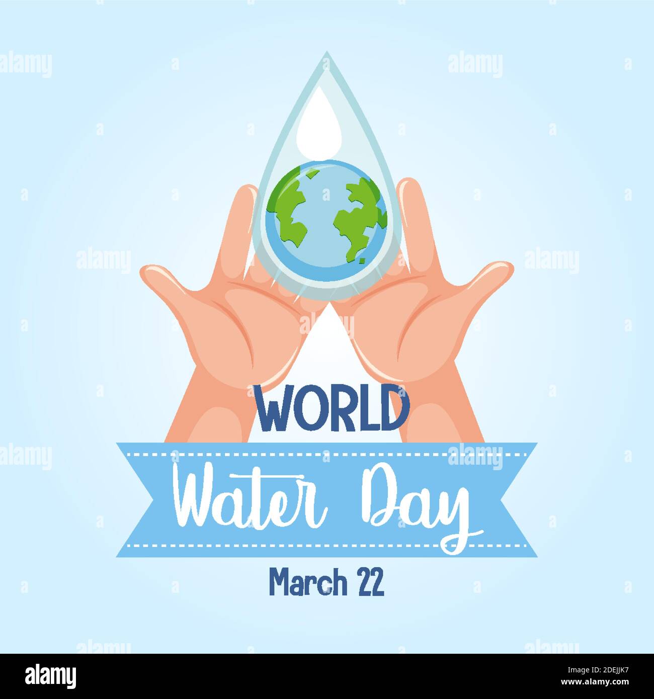 World water day icon illustration Stock Vector Image & Art - Alamy
