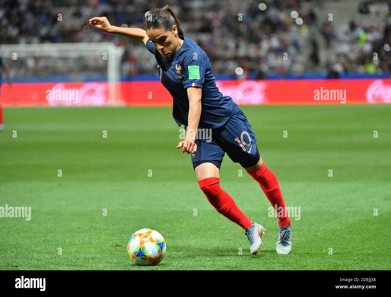 France's Amel Majri during the group A match between France and Norway ...