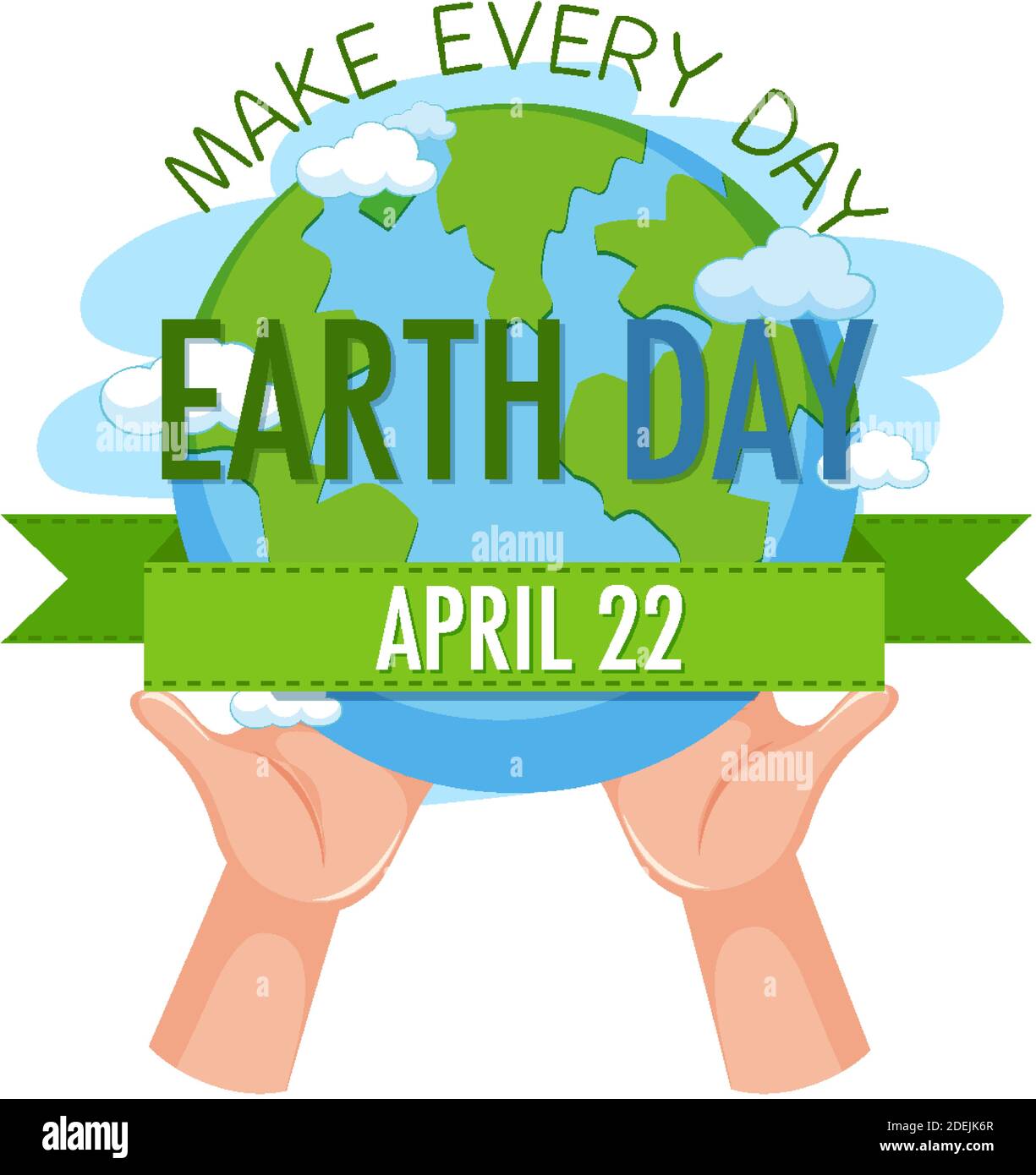 Make every day earth day illustration Stock Vector Image & Art - Alamy