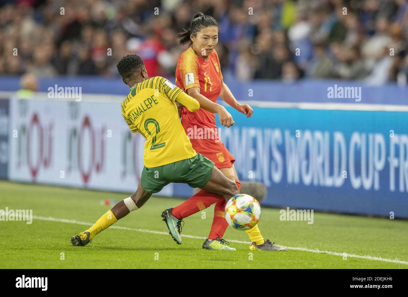 Lebohang RAMALEPE (RSA), GU YashaA (CHN) in action during the match of ...