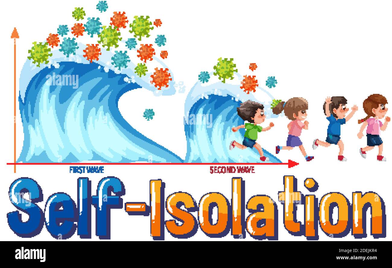 Second Wave of Corona Virus illustration Stock Vector Image & Art - Alamy