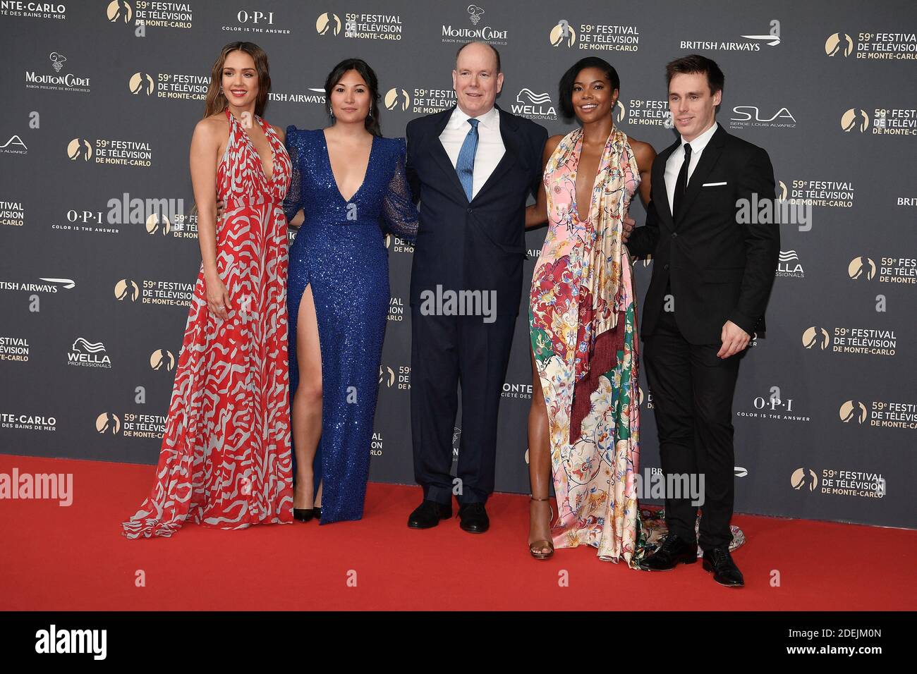 Jessica Alba, Marie Chevalier, Prince Albert II of Monaco, Gabrielle ...