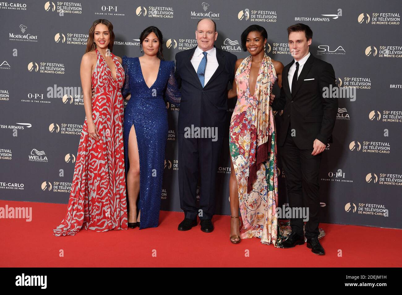 Jessica Alba, Marie Chevalier, Prince Albert II of Monaco, Gabrielle ...
