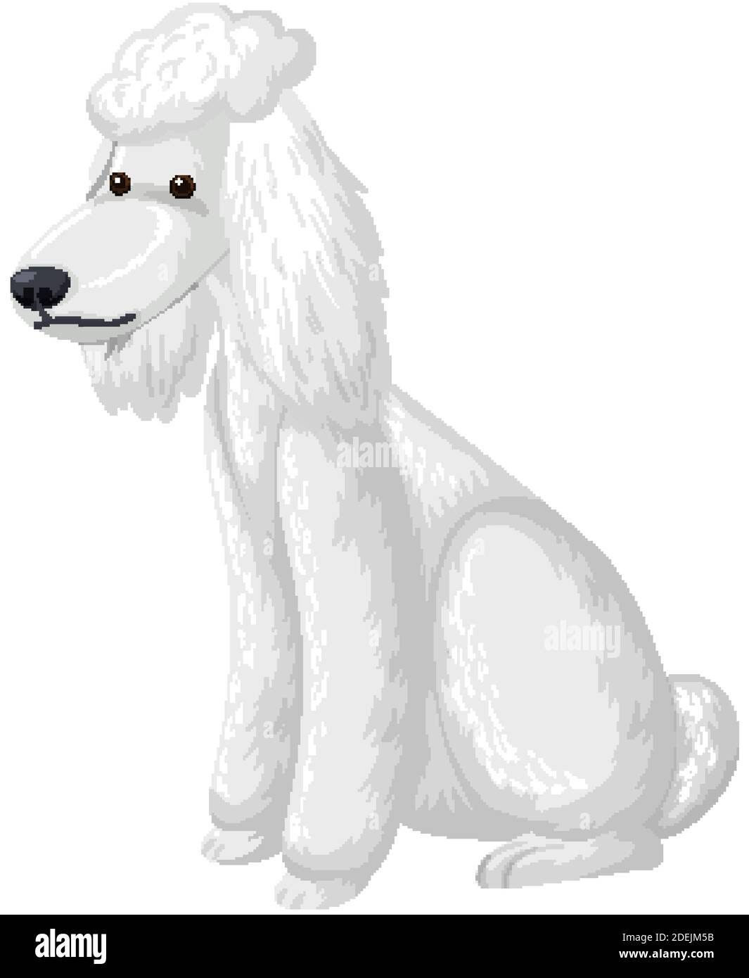 White Puddle cartoon style on white background illustration Stock ...