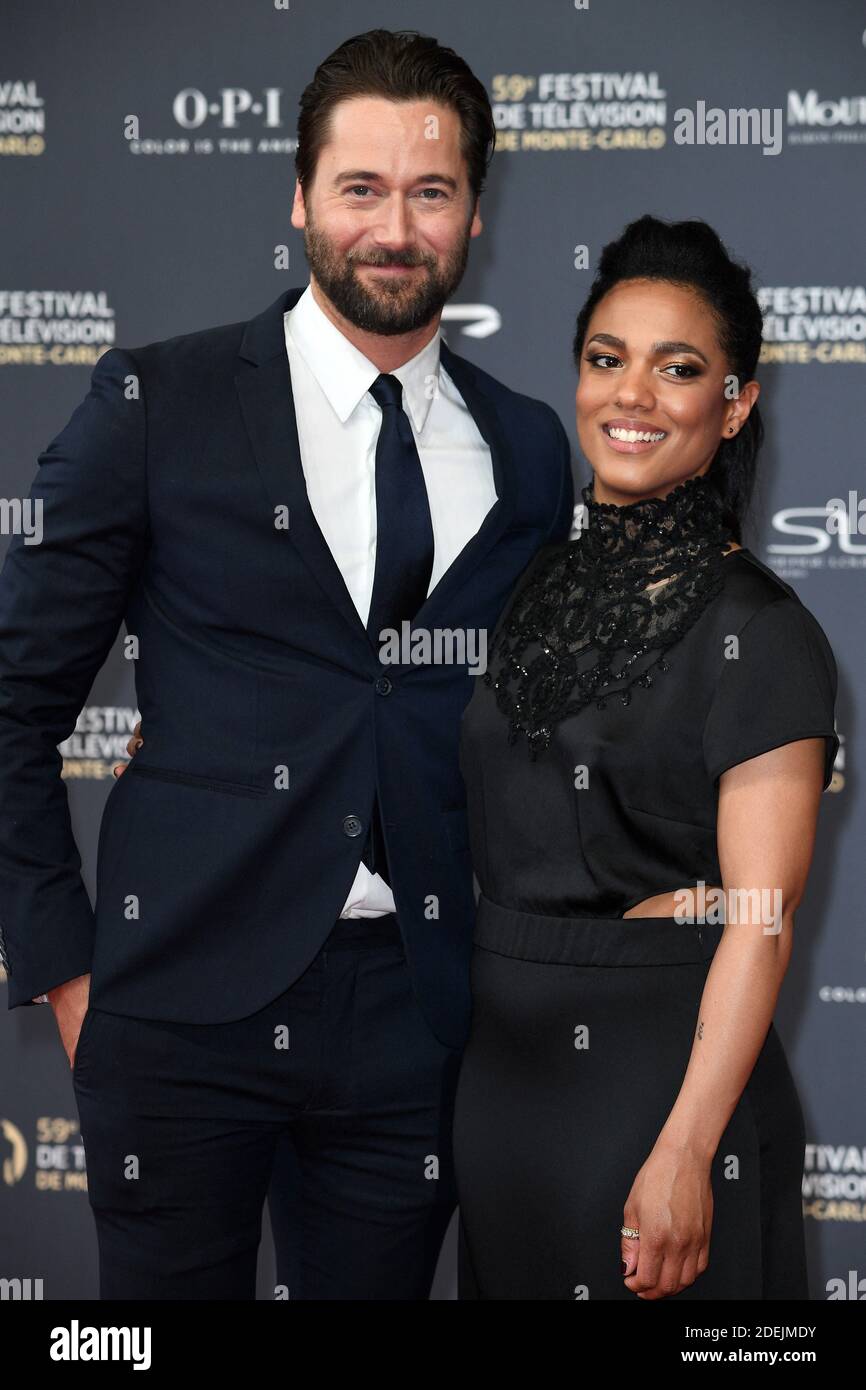 Ryan Eggold and Freema Agyeman attend the opening ceremony of the 59th ...