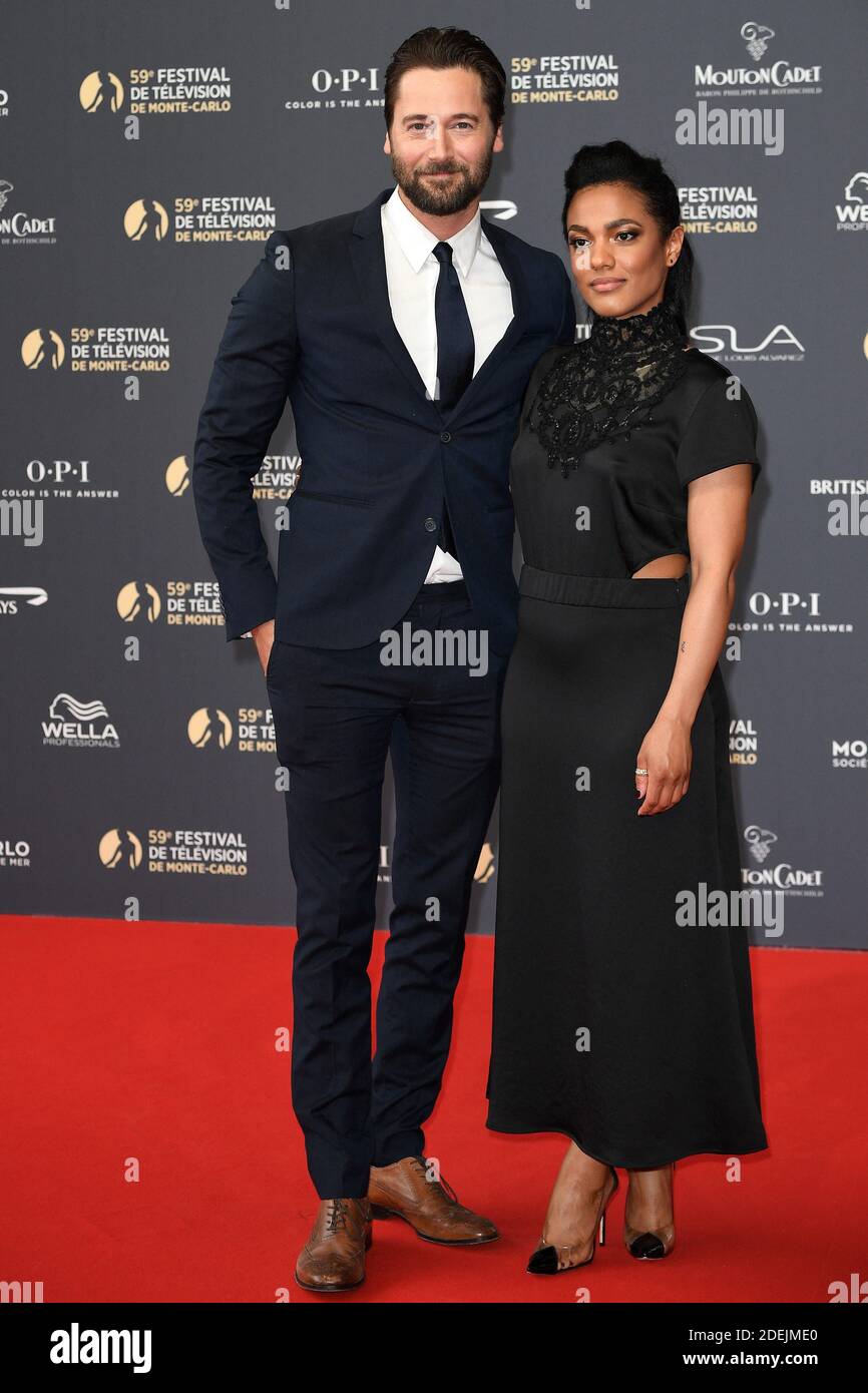 Ryan Eggold and Freema Agyeman attend the opening ceremony of the 59th ...