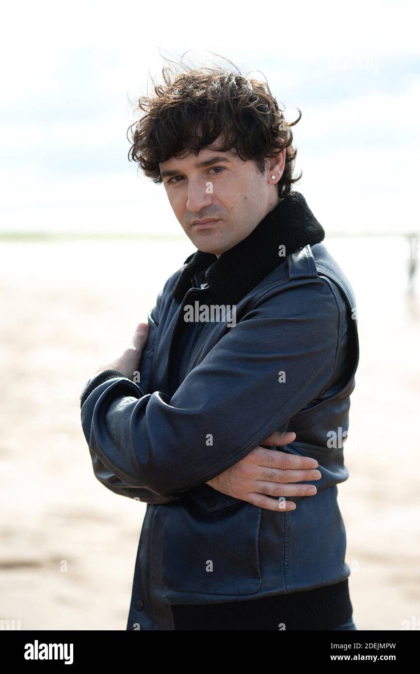 Nicolas Maury attending a photoall on the beach during the 33rd Cabourg ...
