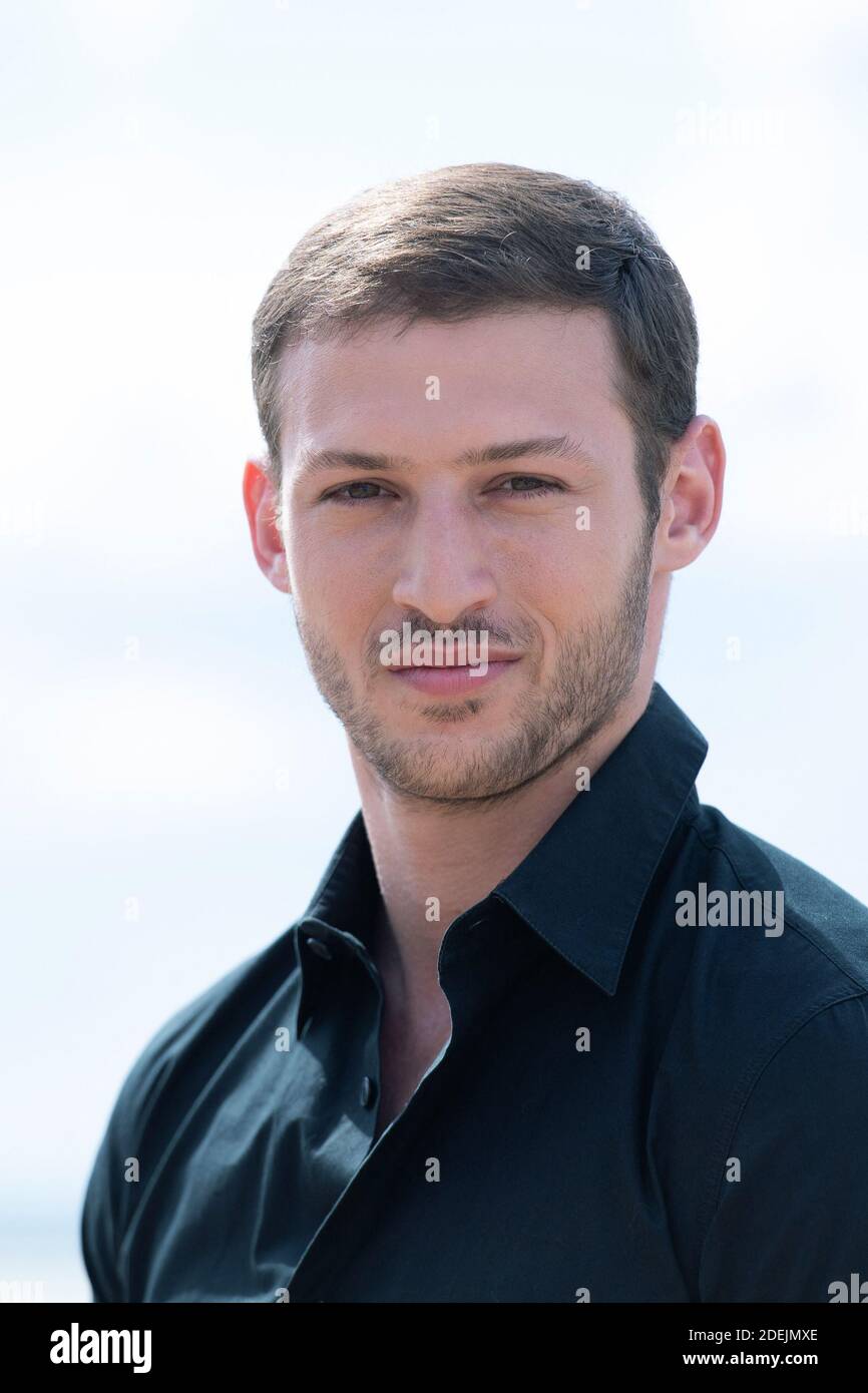 Tom Mercier attending a photoall on the beach during the 33rd Cabourg ...