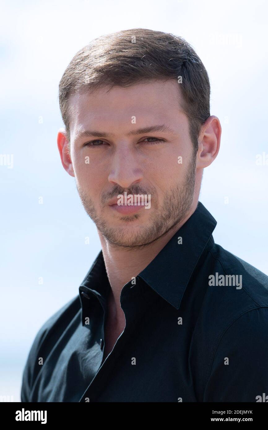 Tom Mercier attending a photoall on the beach during the 33rd Cabourg ...