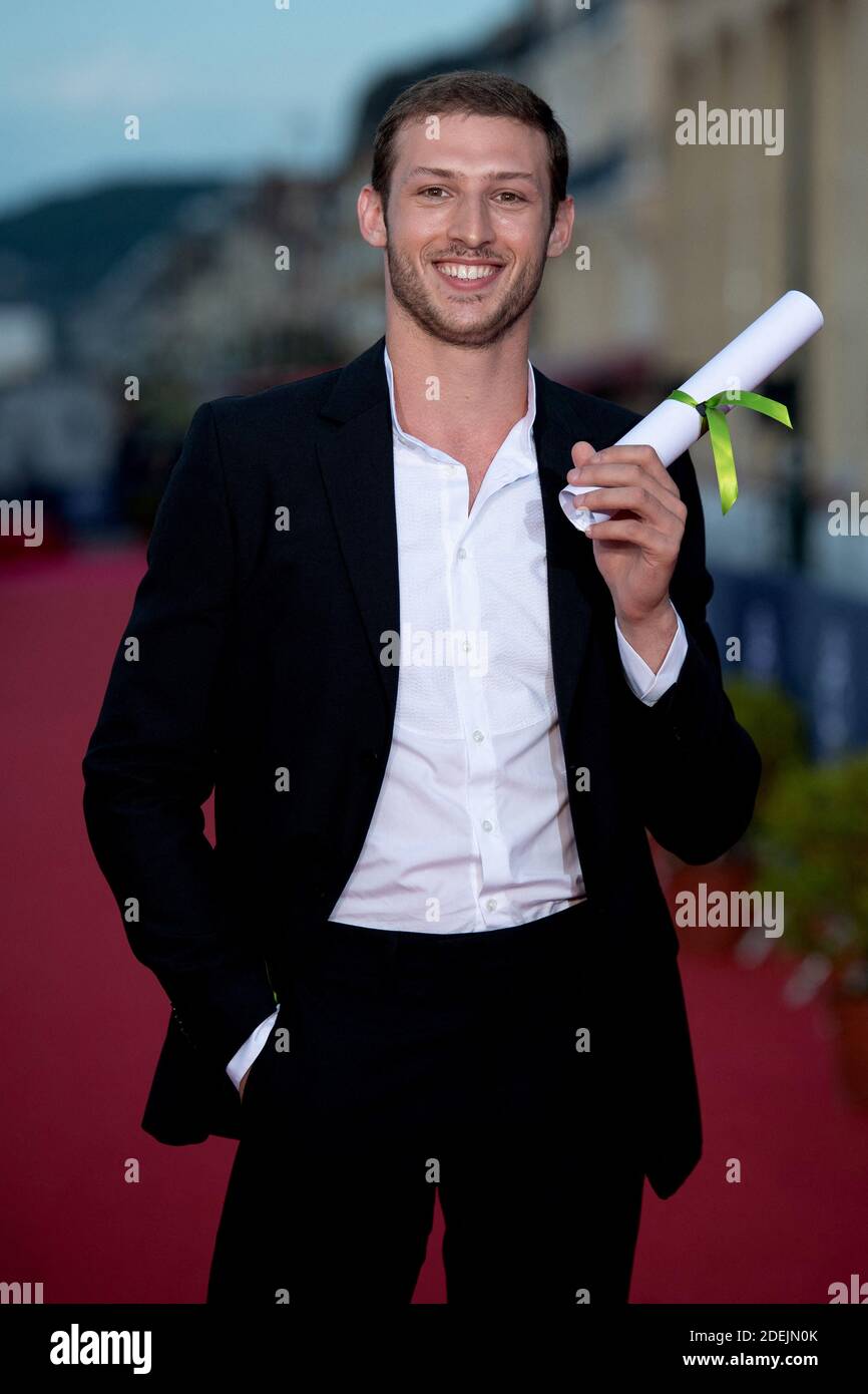 Tom Mercier attending the red carpet during the 33rd Cabourg Film ...