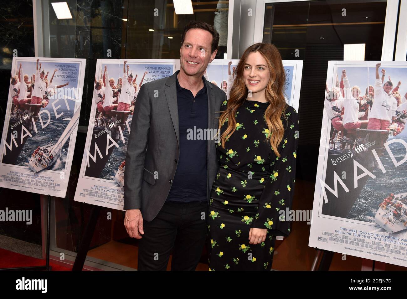 Alex Holmes and Riley Keough attend the Los Angeles Premiere of Sony ...