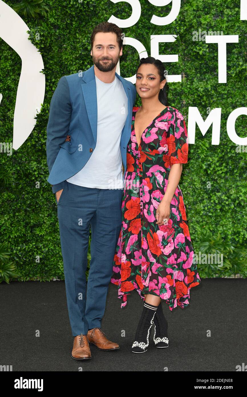 Ryan Eggold and Freema Agyeman from the serie ' New Amsterdam' attend ...