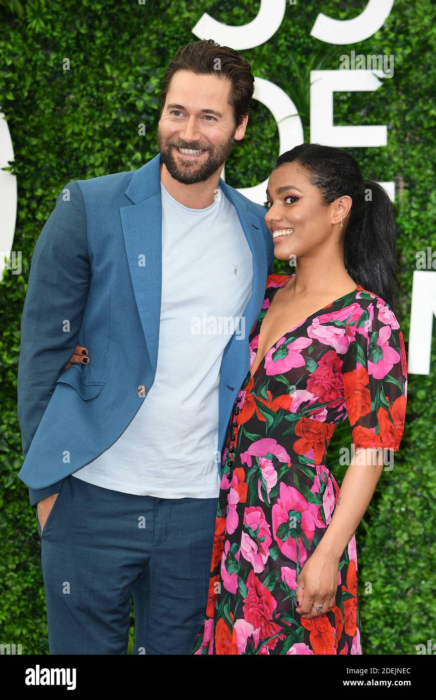 Ryan Eggold and Freema Agyeman from the serie ' New Amsterdam' attend ...
