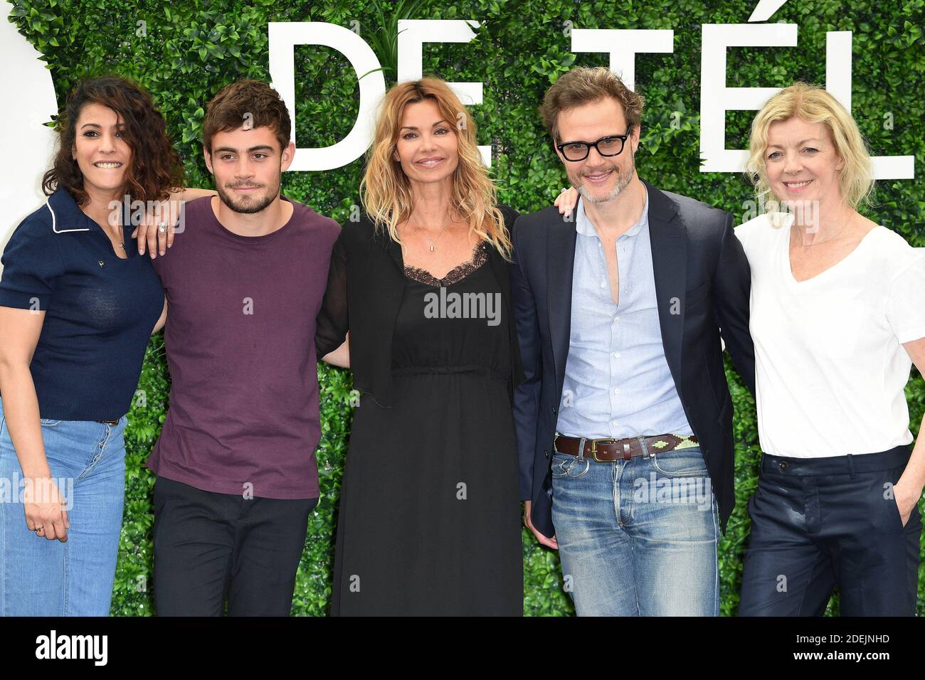 (L-R) Samira Lachhab, Clement Remiens, Ingrid Chauvin, Axel Kiener and ...