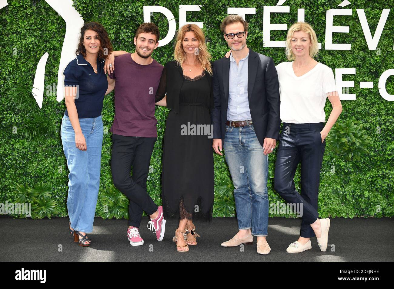 (L-R) Samira Lachhab, Clement Remiens, Ingrid Chauvin, Axel Kiener and ...