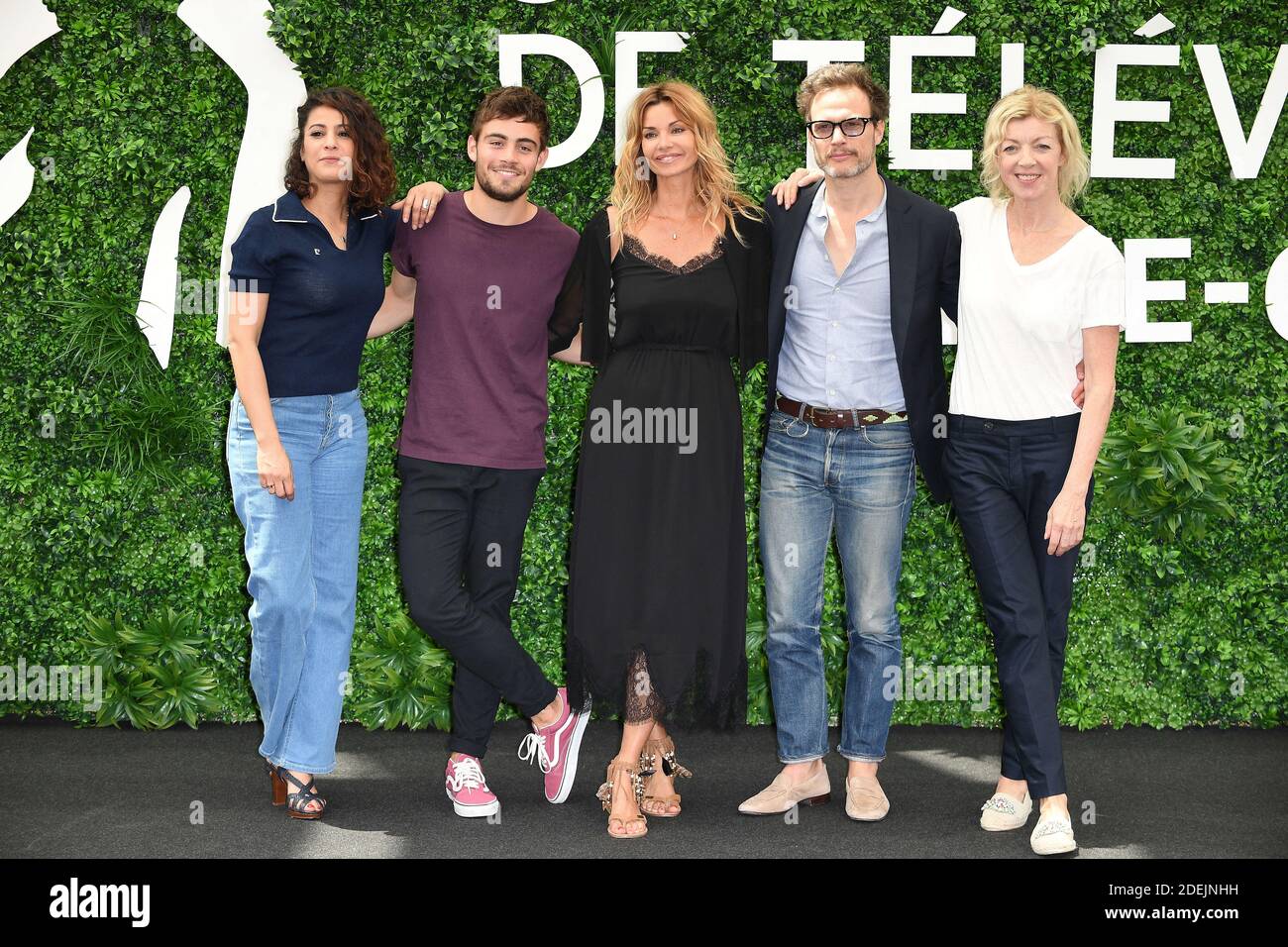 (L-R) Samira Lachhab, Clement Remiens, Ingrid Chauvin, Axel Kiener and ...