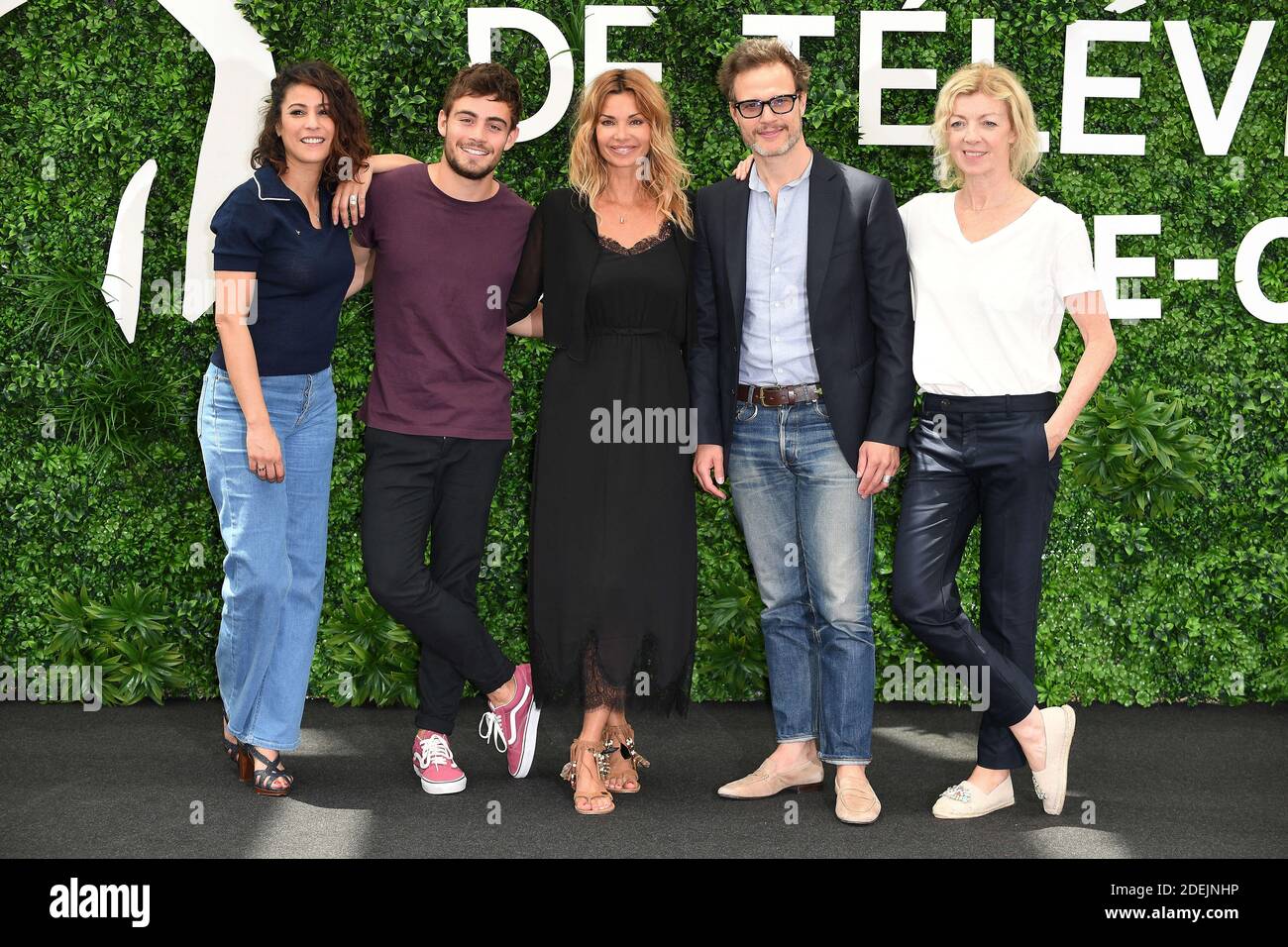 (L-R) Samira Lachhab, Clement Remiens, Ingrid Chauvin, Axel Kiener and ...