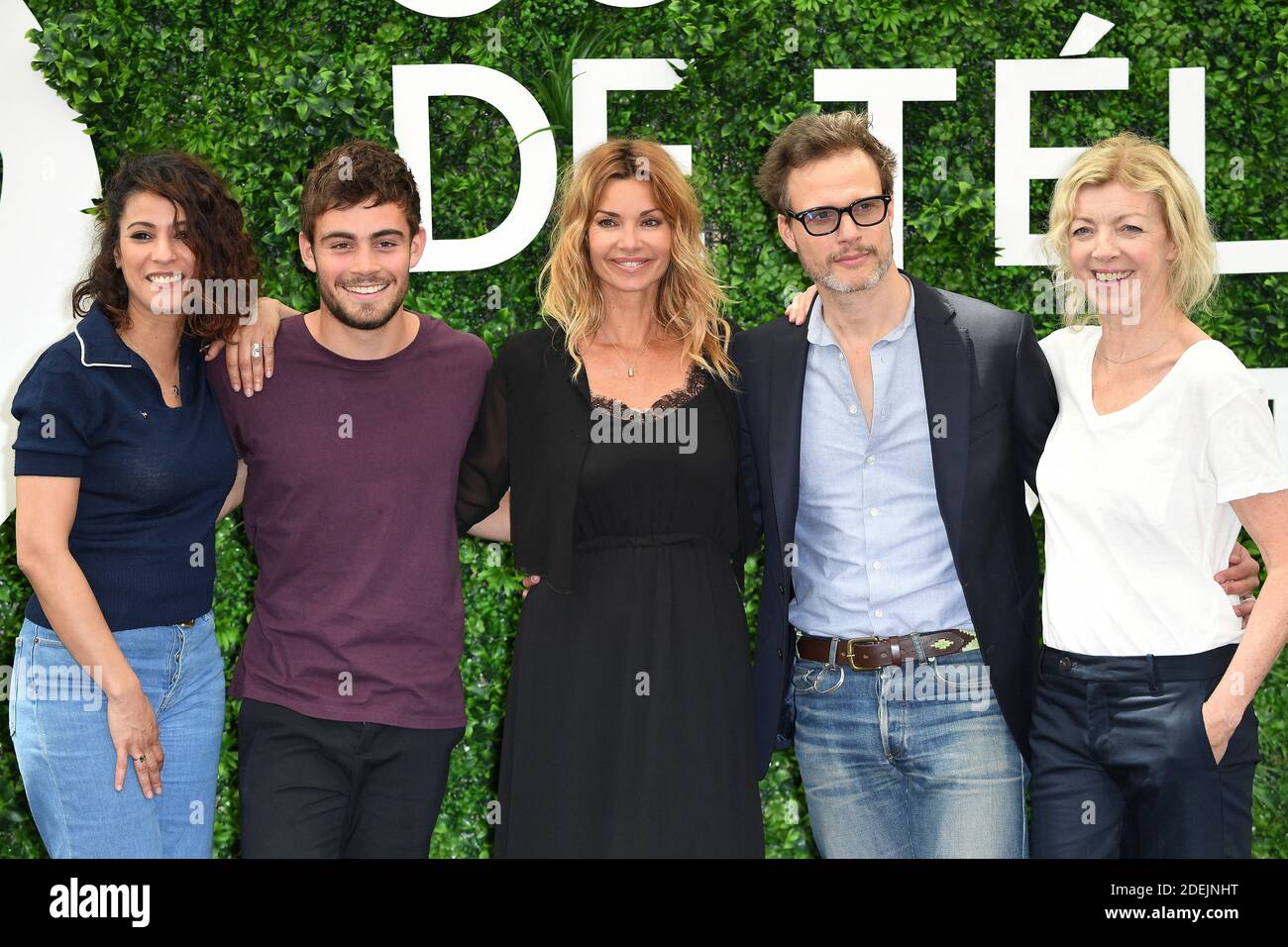 (L-R) Samira Lachhab, Clement Remiens, Ingrid Chauvin, Axel Kiener and ...