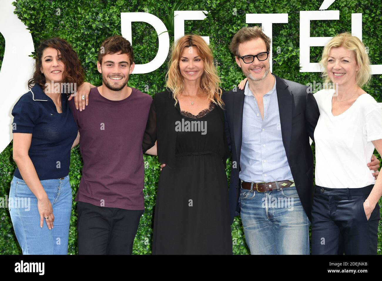 (L-R) Samira Lachhab, Clement Remiens, Ingrid Chauvin, Axel Kiener and ...